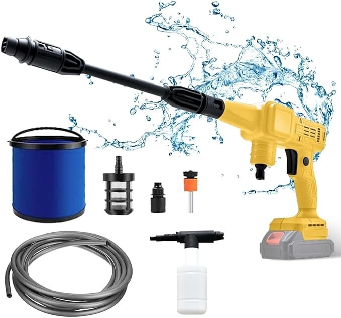 Cordless Pressure Washer, Portable Jet Wash Compatible with Dewalt 20V ...