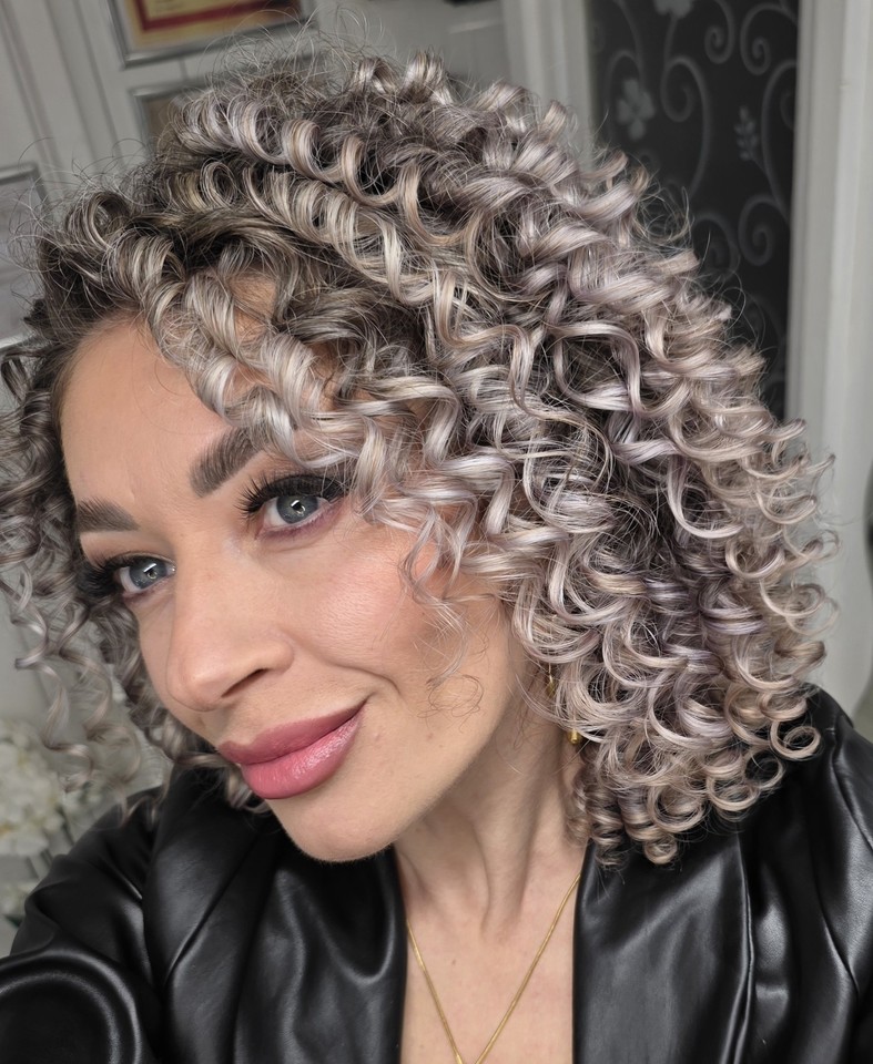 CurlSilk Quad Mini Curls 6 Sections - Heatless Curlers for Short To ...
