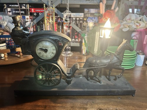 United Metal Goods Model 701 Horse Carriage Clock Lamp All Work Missing ...