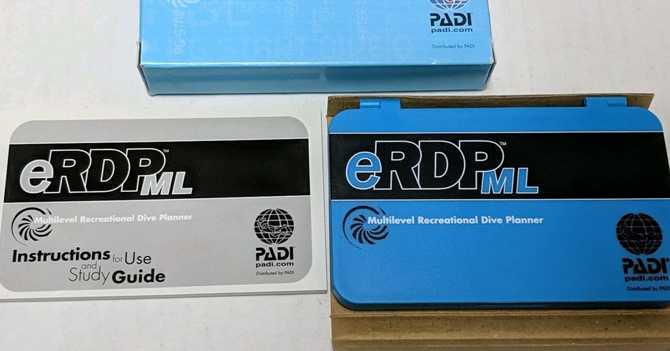PADI eRDPML Multilevel Recreational Dive Planner Scuba Digital NEW | eBay