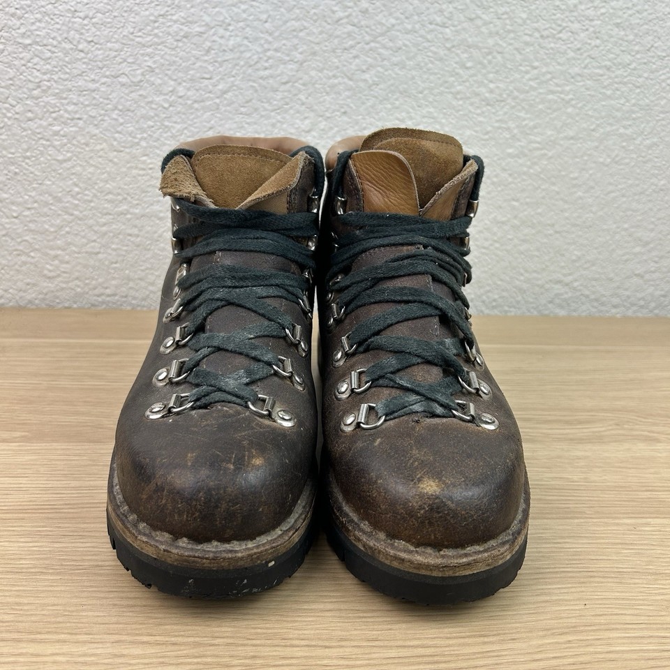 Vintage 90’s Dunham Continental Tyrolean Mountain Hiking Boots Vibram ...