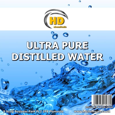 500ml - 5000ml Ultra Pure Distilled Water,FREE UK Shipping, Trusted UK ...