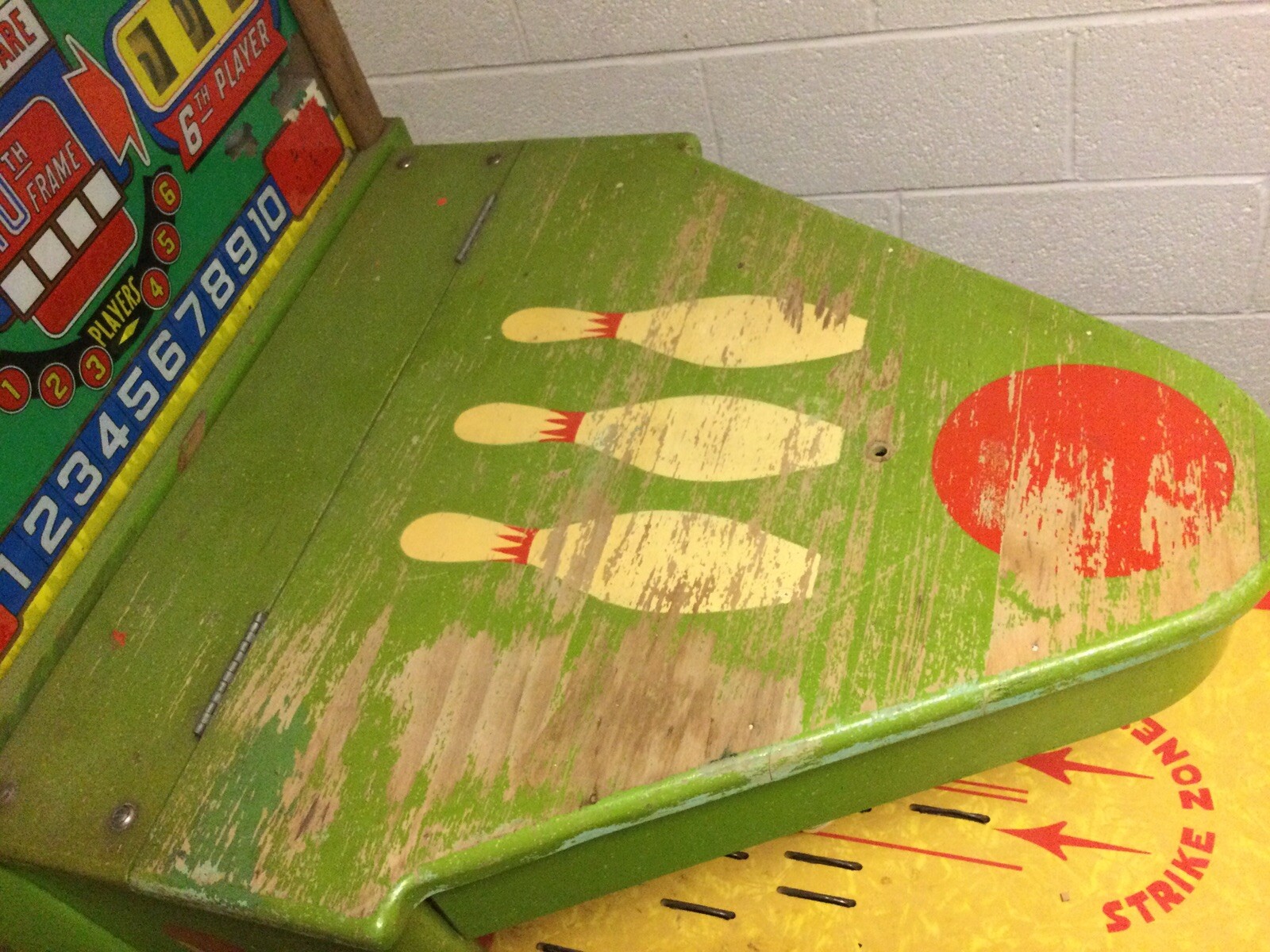 Vintage 1953 United's Imperial Shuffle Alley Puck Bowling Arcade ...