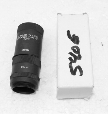 C Mount TV Lens Extension Tube Set 40 mm - 20mm - 10mm for Microscope ...
