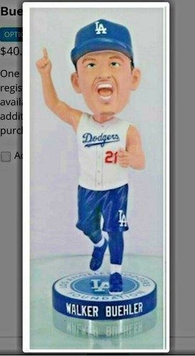 Walker Buehler 2020 LA Dodgers Limited Edition 5k Fun Run SGA ...