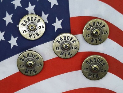 Gander Mountain Antique Brass Colored Shotgun Conchos Concho 15/16 ...
