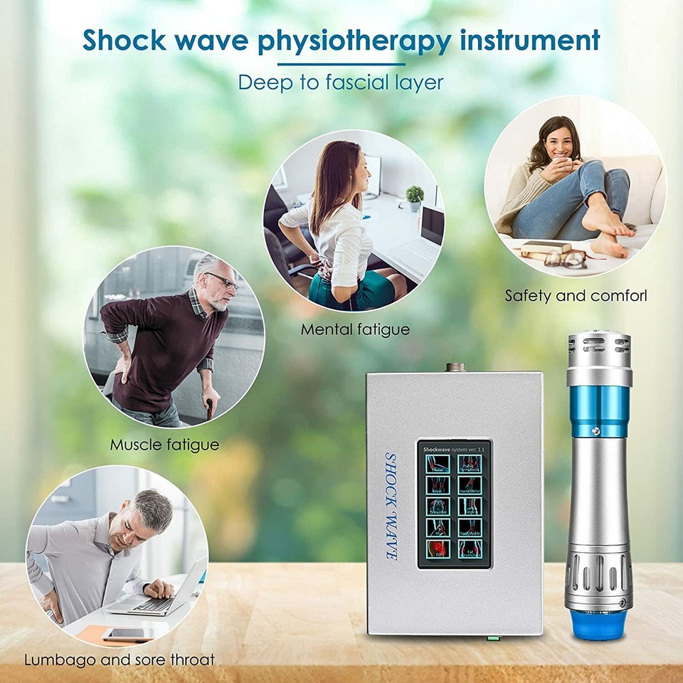 Shockwave Therapy Machine Shock Wave Body Massager for Pain Relief ED ...
