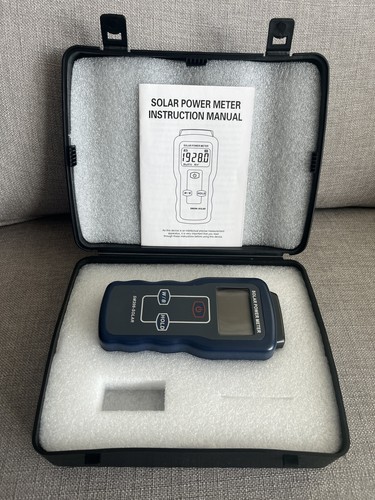 Solar Power Meter SM206-SOLAR Sun Light Radiation Measuring Instrument ...
