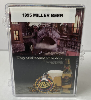 1995 Sports Time Miller Beer Trading Cards Base Set 1-100 VGC Vintage ...