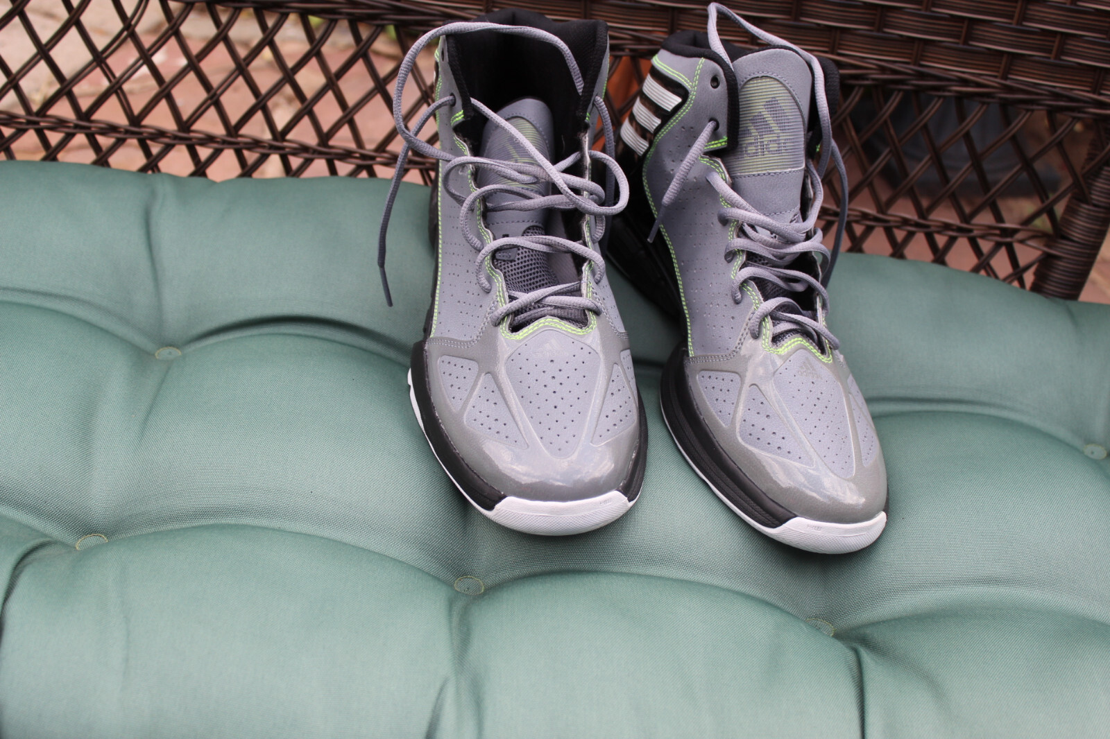 ADIDAS RARE TORSION SYSTEM MID TOP GRAY SNEAKERS SZ … - Gem