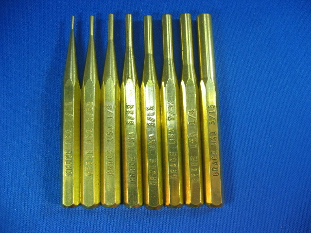 GRACE USA GCT-17 GUNSMITH SET 17pc HAMMER PUNCHES SCREW DRIVERS IN ...