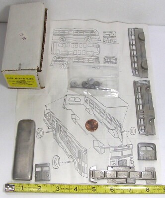Model Traction Supply Co ACF H-17-S Bus Kit# 3000 Die Cast Parts BIU | eBay