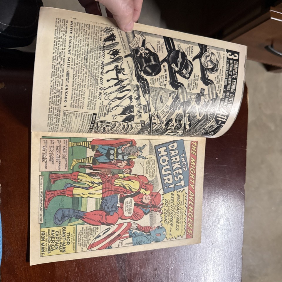 Avengers 7 Jack Kirby art 1964 Sliver age | eBay