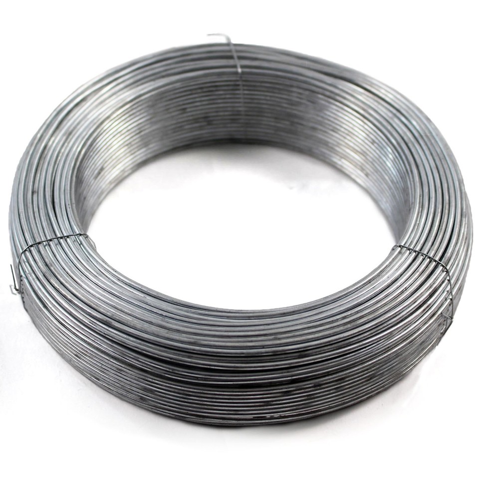 Tension Straining Line Wire Galvanised Steel 100m x 2.5mm Chain Link ...