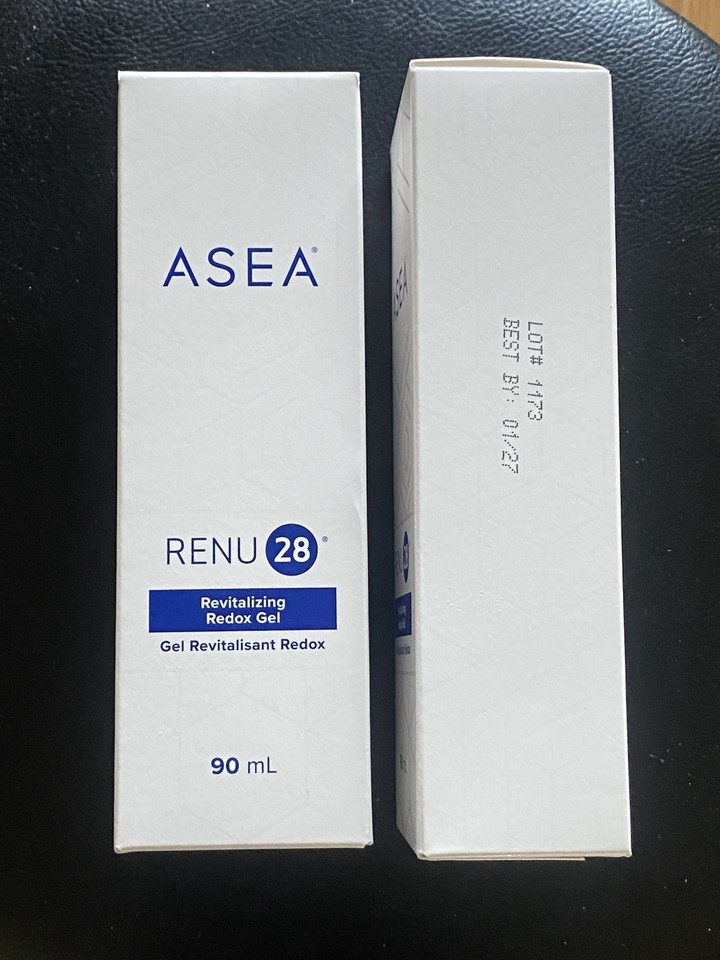 2 Pack ASEA RENU 28 Revitalizing Redox Gel 3oz/90 mL Exp 01/27 NEW | eBay