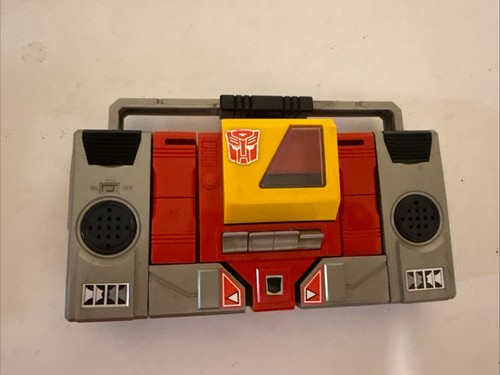 Vintage 1985 Hasbro Transformers G1 Autobot Blaster Action Figure ...