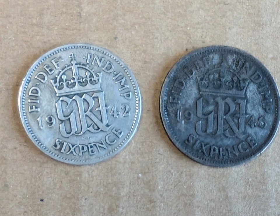 Joblot Of 512g Pre-Decimal 89 Silver Coins, Tanners Up To Half-Crowns ...