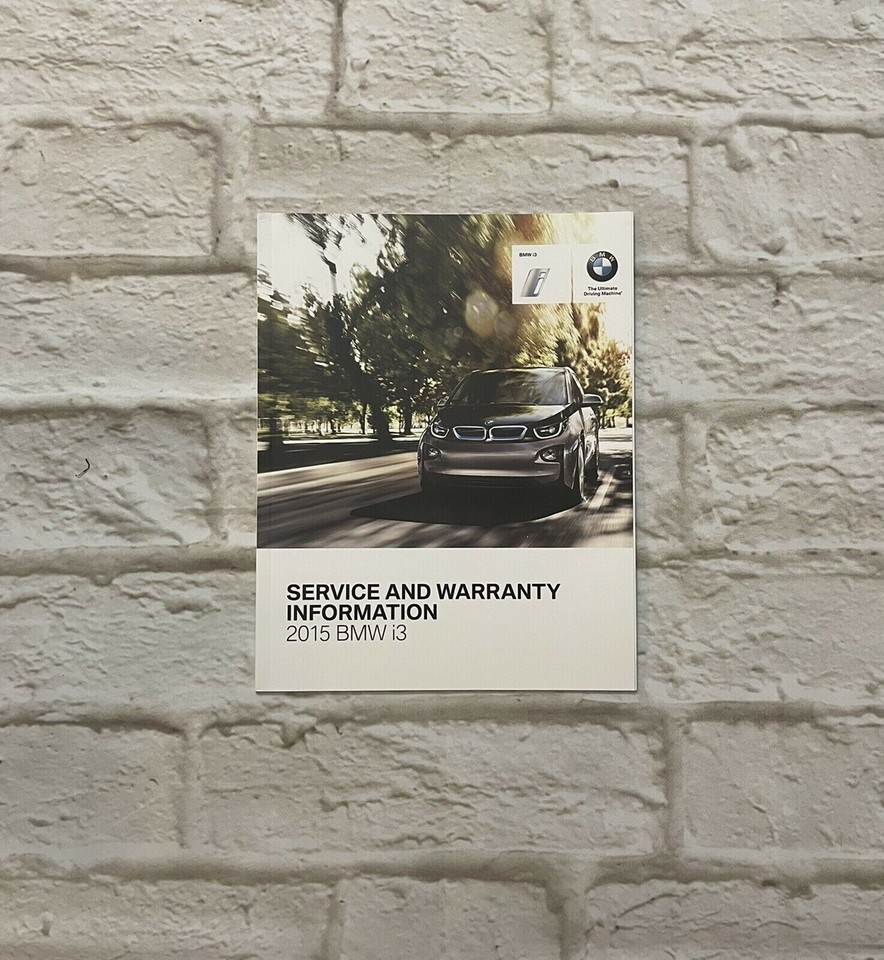 2015 BMW i3 Hatchback Owners Manual (Base, Dynamic, Range Extender ...