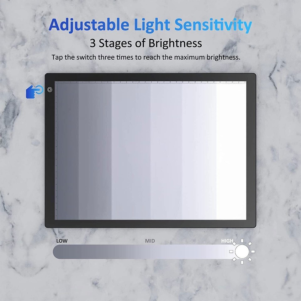 Slide Viewer Light Box, Ultra-Thin A4 USB Powered Light Scanner Slide ...