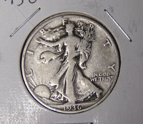1936-P Walking Liberty Silver Half Dollar Fine Bold Rims (122623) | eBay