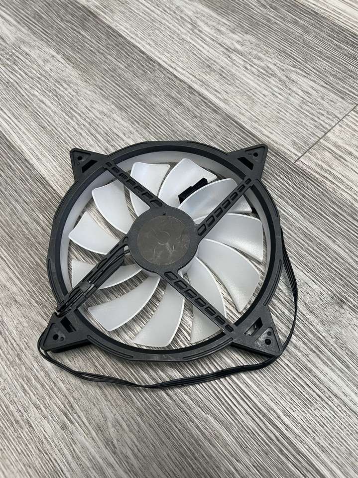 RGB 20CM 200mm Quiet High Airflow Computer PC Cooling Case Fan, 4-pin ...