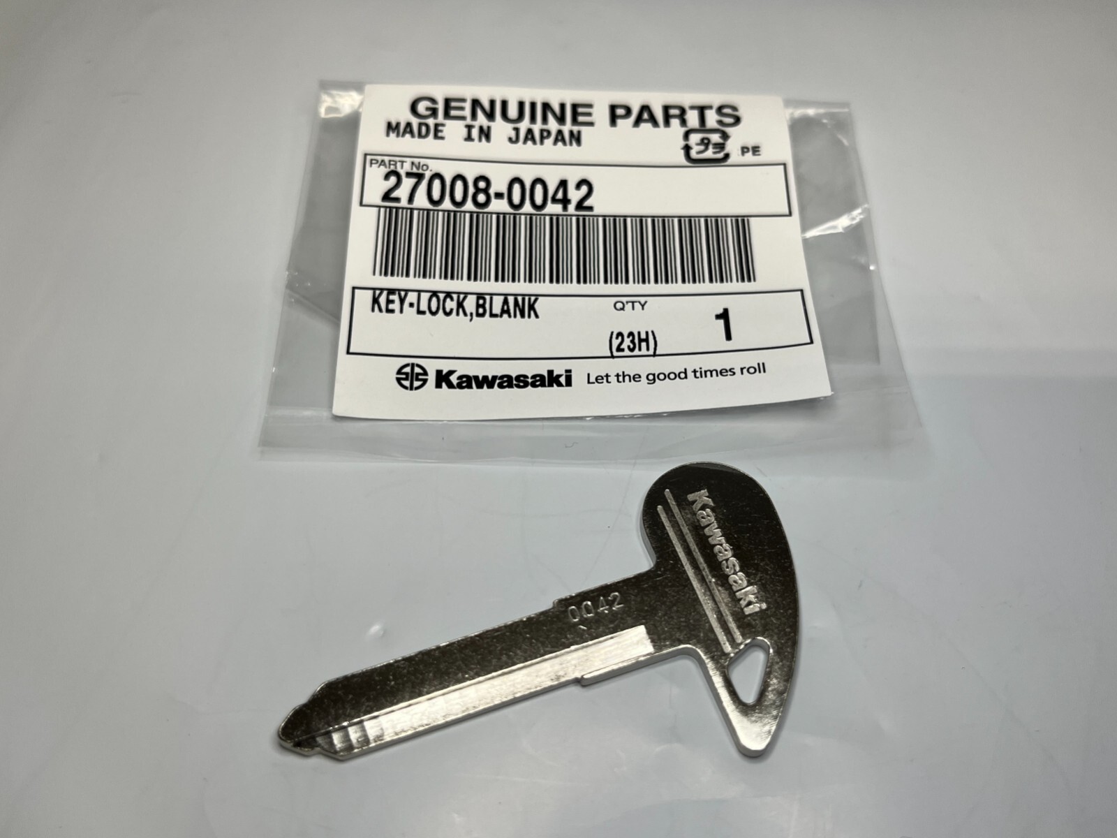 2006-2024 GENUINE KAWASAKI VULCAN 900 CUSTOM CLASSIC LT BLANK KEY 27008 ...