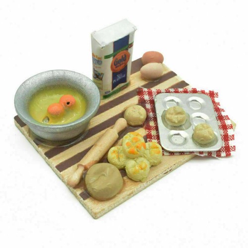 1 12 Scale Dollhouse Mini Kitchen Accessories Cooking Dish Furniture ...