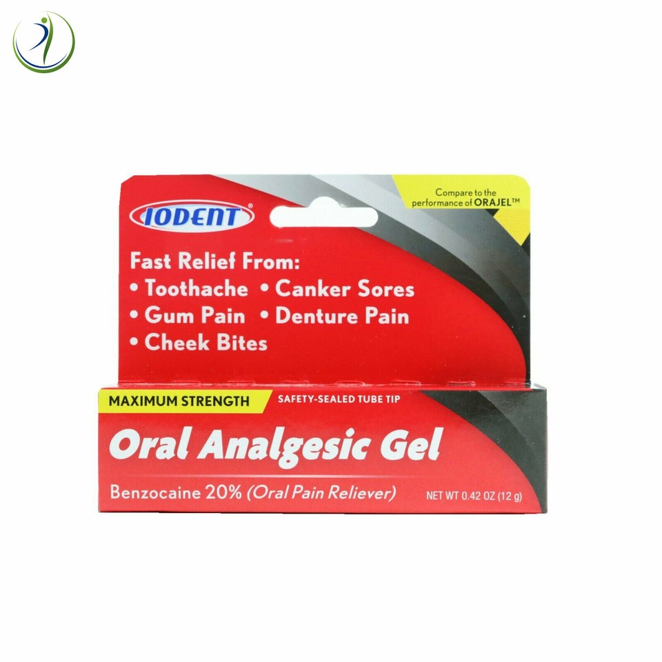 3X Oral Analgesic Gel Maximum Strength Benzocaine 20% Toothache Pain ...