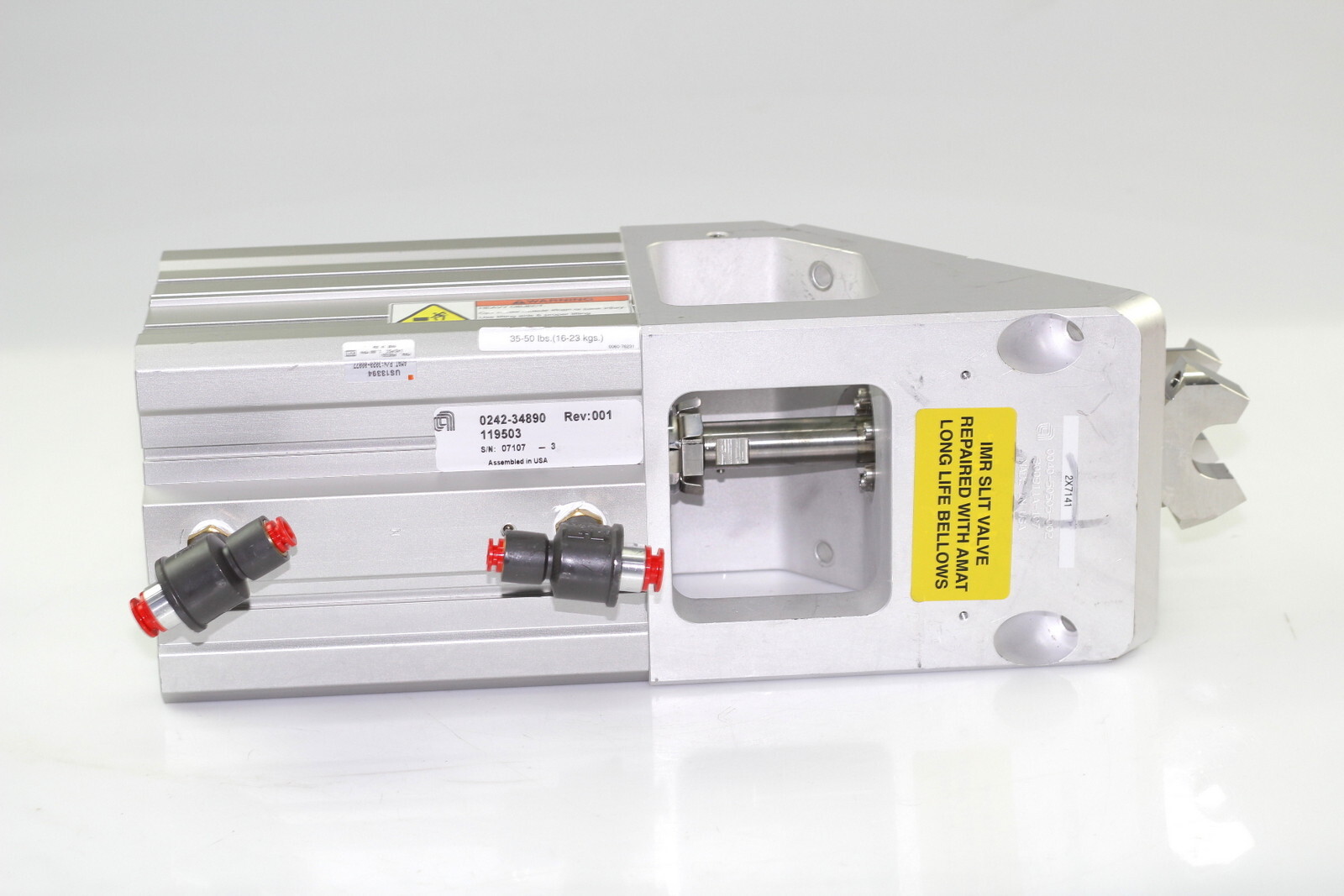 SMC Slit Valve Pneumatic Cylinder 3020-00077 AMAT 0242-34890 #2 | eBay