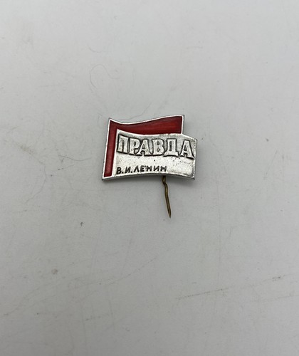 Soviet Union Vladimir Lenin “Is It True” Communist Party USSR Pin Badge ...