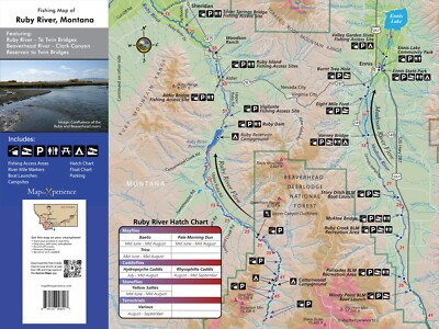 Beaverhead and Ruby Rivers, Montana GPS Fishing Maps | eBay