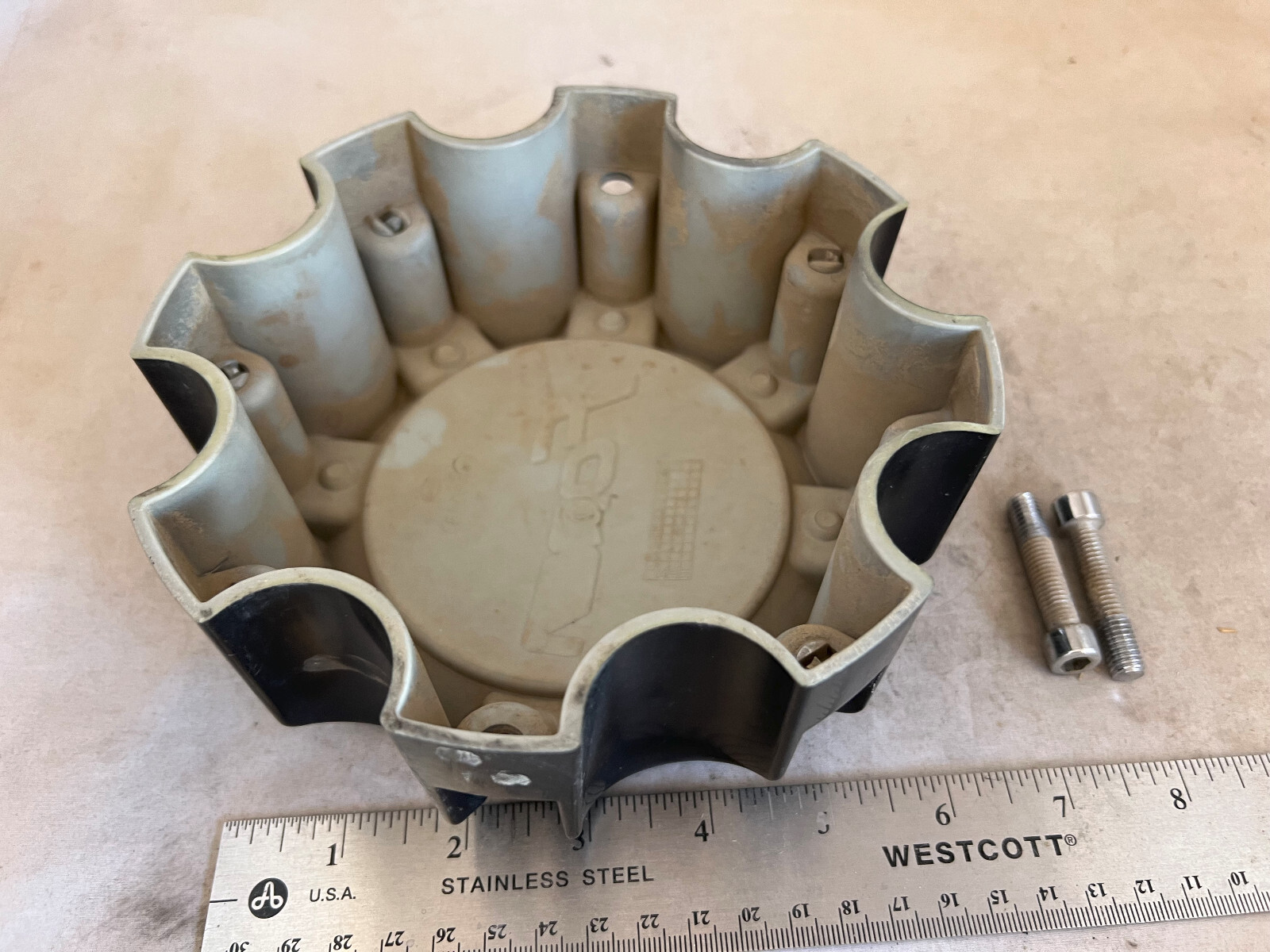 FORZA+Wheels+8+LUG+Flat+Black+Wheel+Rim+Hub+Cover+Center+Cap+CBF08-A1P ...