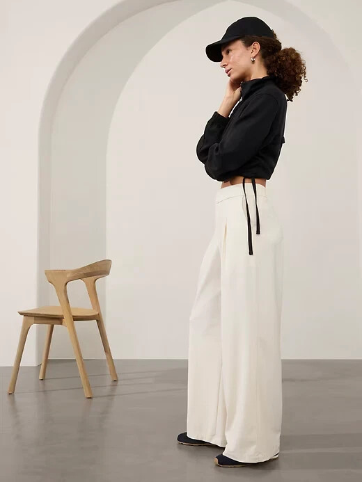 Athleta Pinnacle High Rise Trouser Pant-Bone-Size 0-NWT | eBay