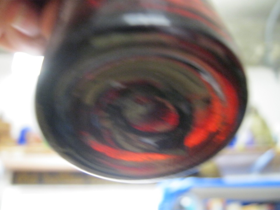 *MINT* PONTILED 1840'S~AMBER/RED~KX-1~EMPTY~LYONS POWDER B & P POISON~N ...