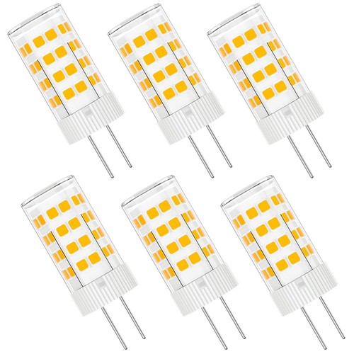 G4 LED Bulb 4W 3000K Warm White 12V AC/DC T3 JC Type Bi-Pin 20-35W ...