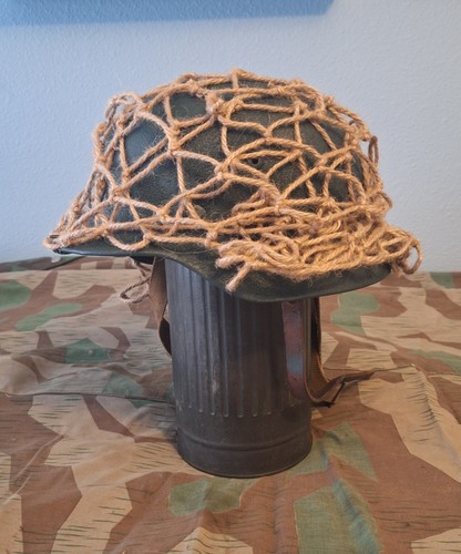 WW2 German Helmet Net Cover Camouflage ,with Clips M35 M40 M42 Fast ...