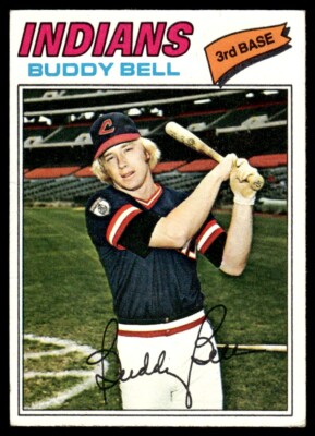 1977 Topps Baseball Buddy Bell Cleveland Indians #590 EX-MT | eBay