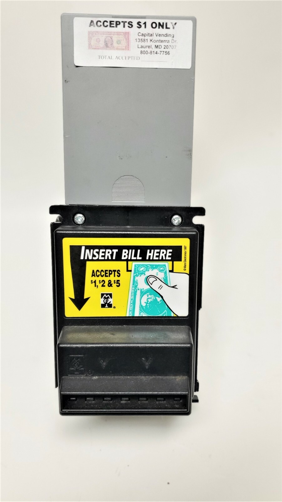Mars Mei Bill Validator Stacker AE 2411 Arcade 115 Volt AC ...