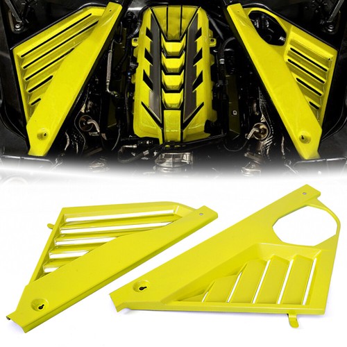 Yellow Engine Bay Panel Covers Plate For CHEVY CORVETTE C8 Coupe 2021 ...