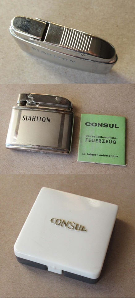 VINTAGE OLD GERMAN PETROL CIGARETTE LIGHTER CONSUL / UNUSED | eBay