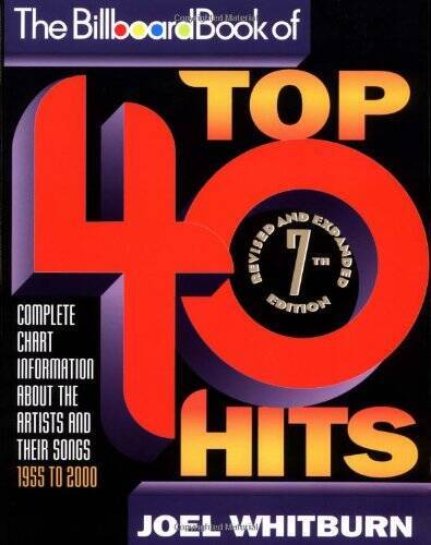 The Billboard Book of Top 40 Hits - Paperback By Joel Whitburn ...