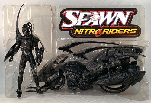 Spawn Nitro Riders Eclipse Todd McFarlane 1999 Black 100% Complete LOOSE | eBay