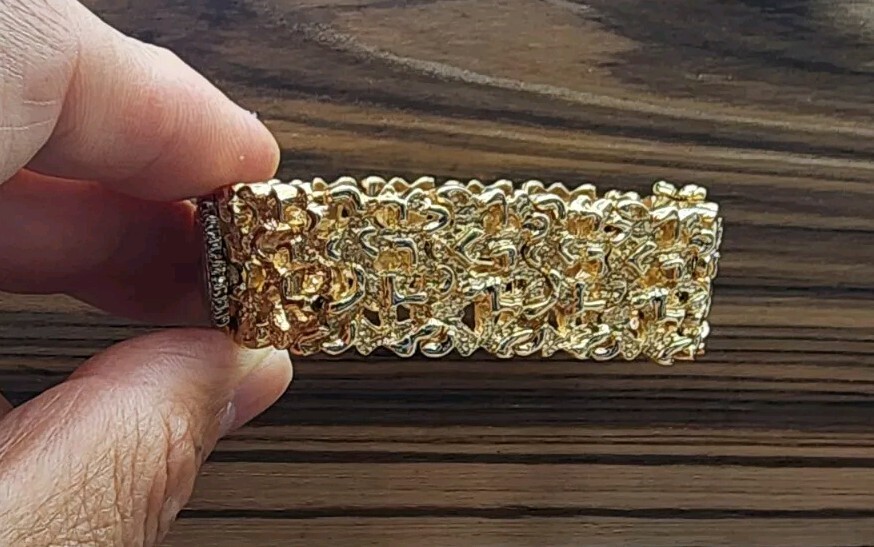 Rolex Rare Vintage 14k Diamond Cocktail Watch W/ Nugget Filigree Style ...