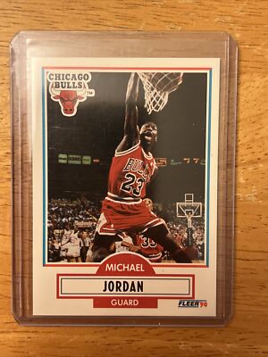 1990 Fleer Michael Jordan #26 (No line) Error Card Mint Condition 🔥🔥 | eBay