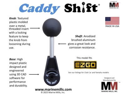 Caddy Shift EZ-GO Golf Cart Shifter/ Golf Cart Shifter, Lever, Handle ...