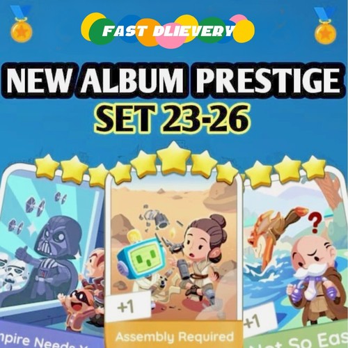 Monopoly Stickers Go 3⭐- 5⭐ (New_Album_Prestige_Set) CHEAPEST🔥SUPER ...