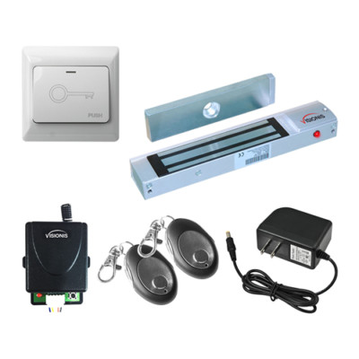 Visionis One Door Access Control Mag Lock Kit with Wireless Receiver ...