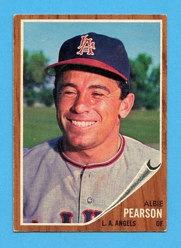 1962 TOPPS # 343 ALBIE PEARSON LOS ANGELES ANGELS VGEX FREE SHIPPING | eBay