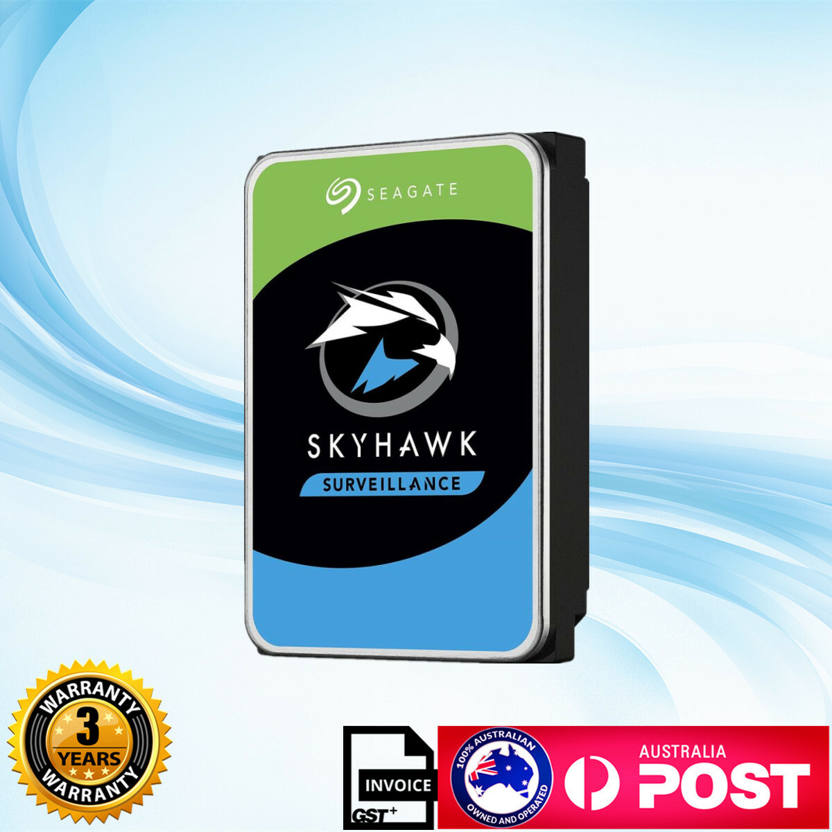 Seagate Skyhawk 1TB 2TB 3TB 4TB Surveillance Internal 3.5" Hard Drive ...