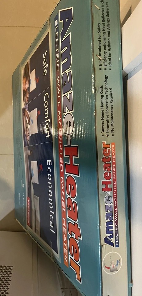 Amaze-Heater 600 Watt Electric panel Wall Heater | eBay